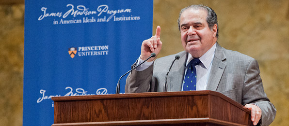Justice Scalia speaks on constitutional interpretation