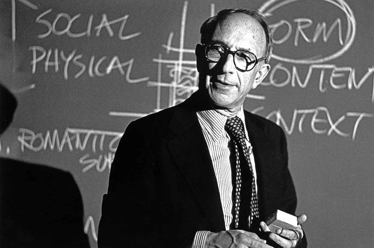 Robert Geddes, the School of Architecture’s first dean and ‘gatekeeper ...