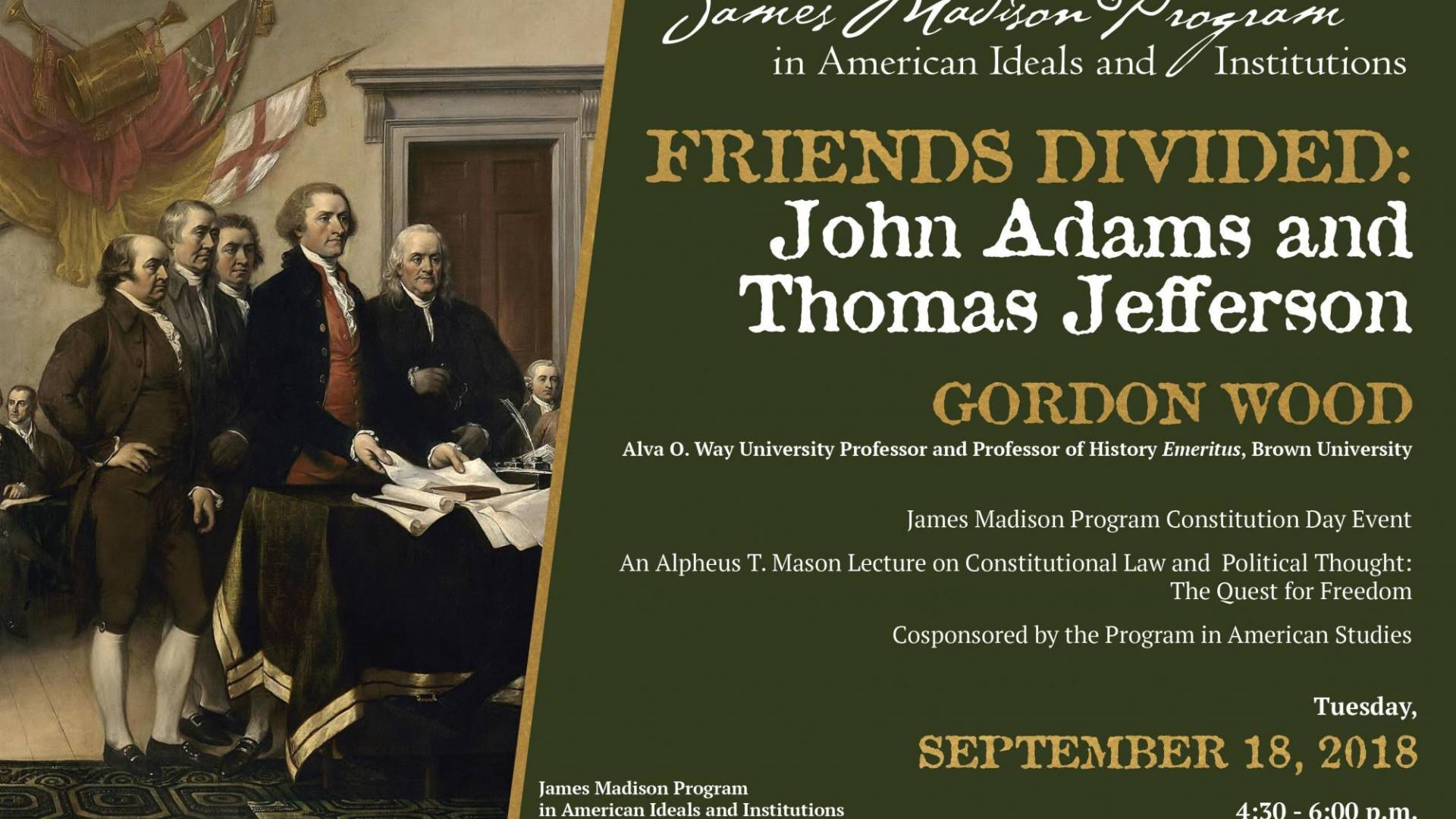 Friends Divided: John Adams and Thomas Jefferson