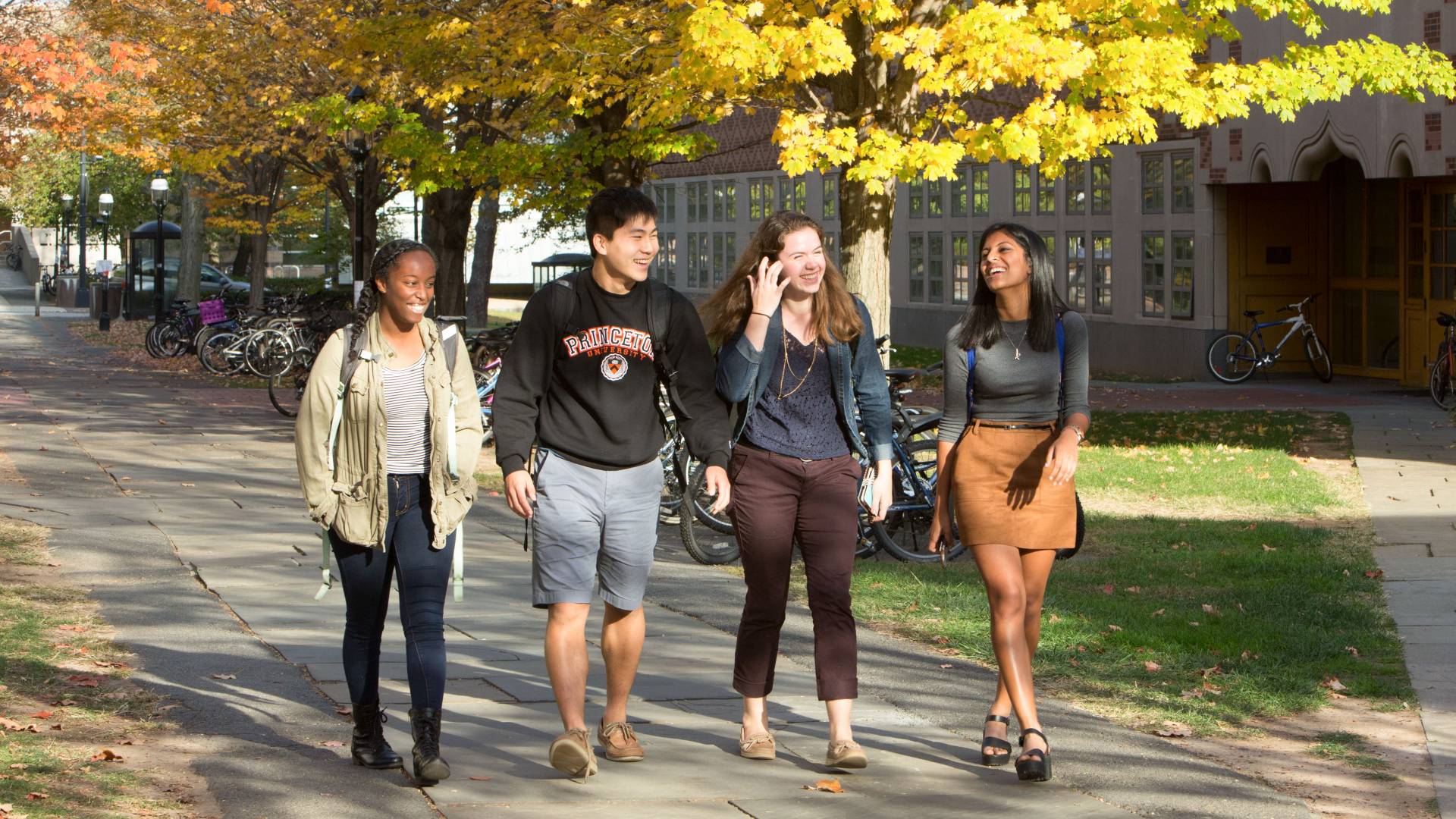 Princeton Students Studying