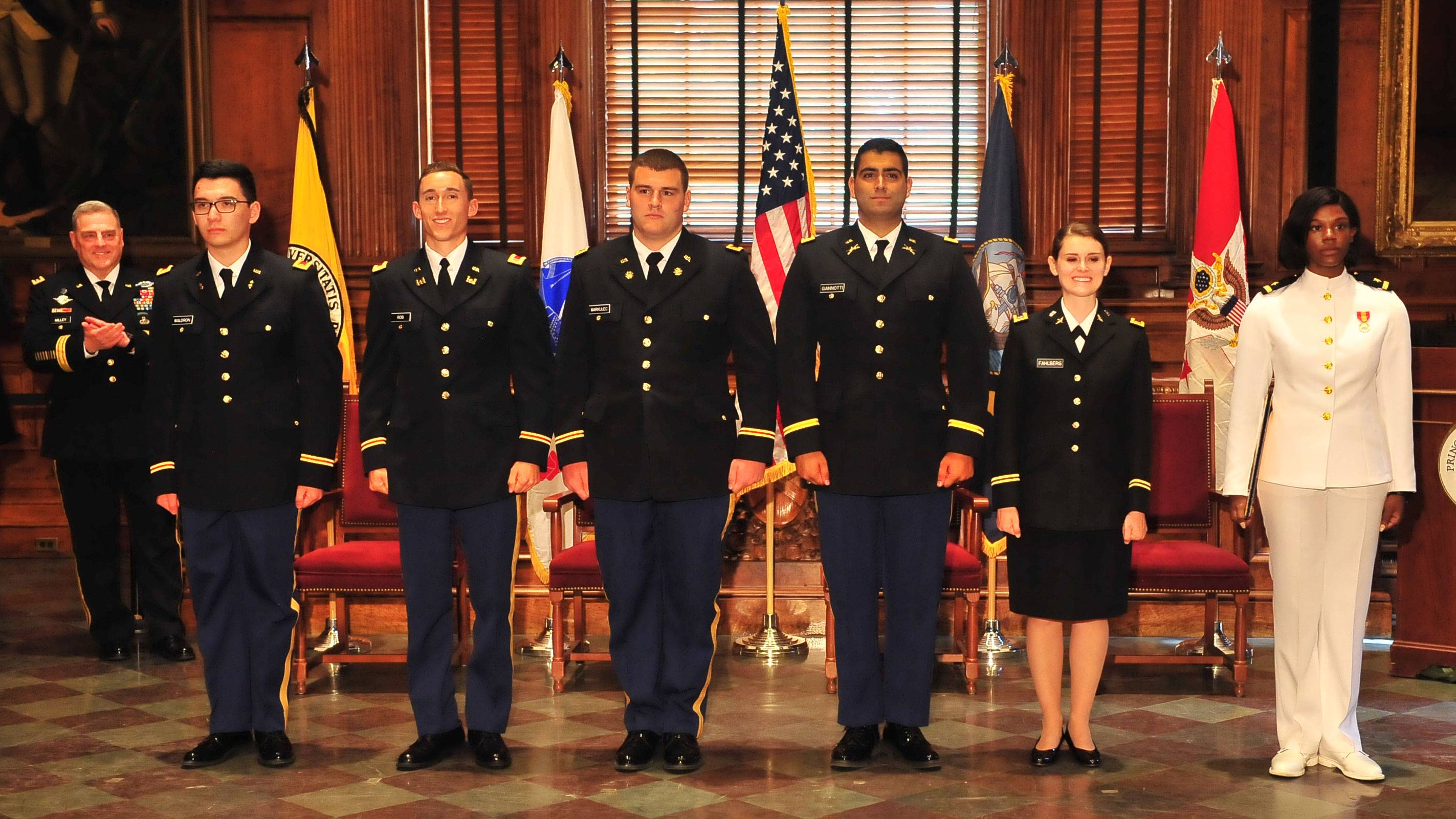 Princeton Class of 2018 graduates commissioned as U.S. Army and Navy ...