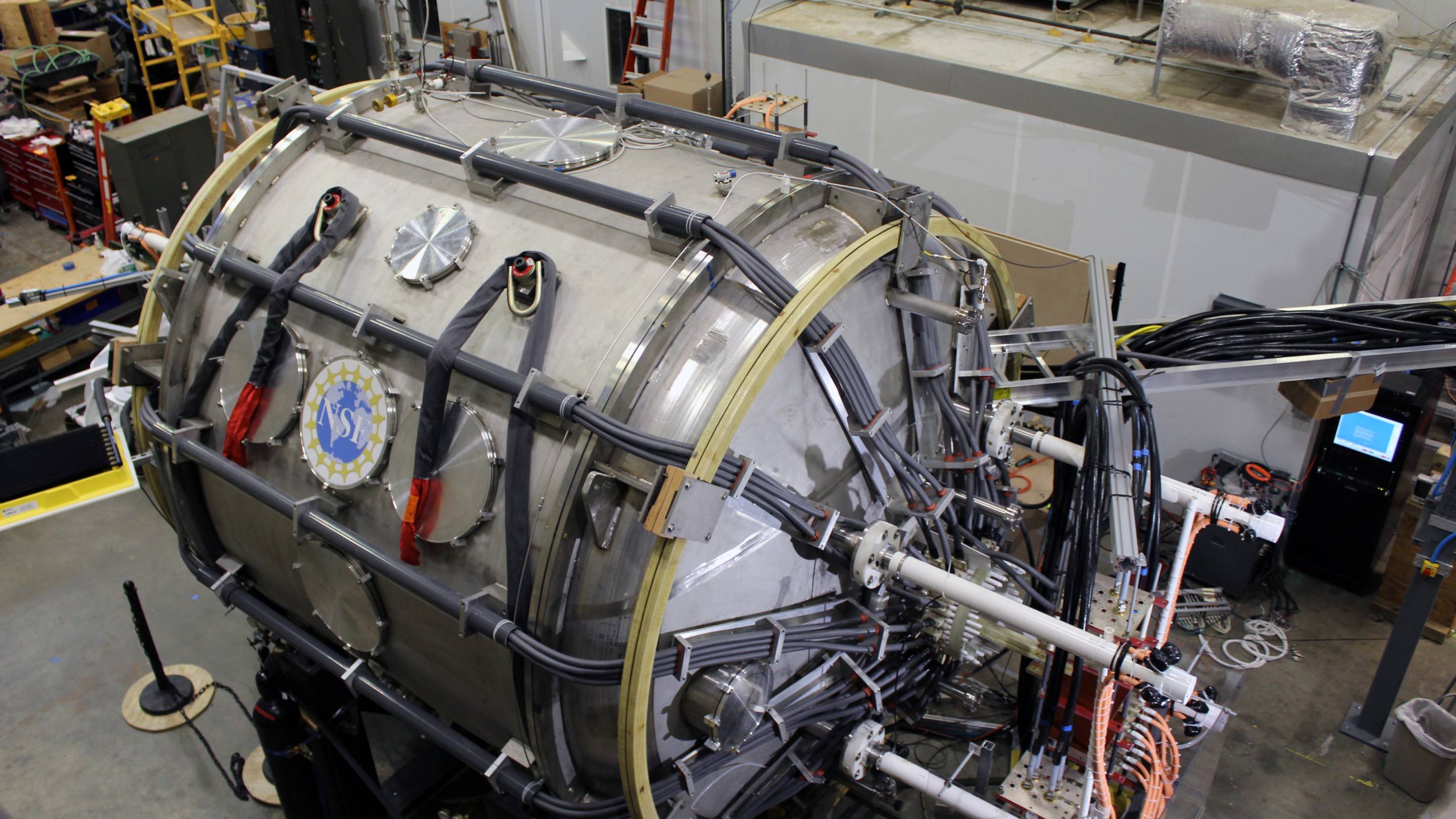 First plasma for new machine to study process that occurs throughout ...