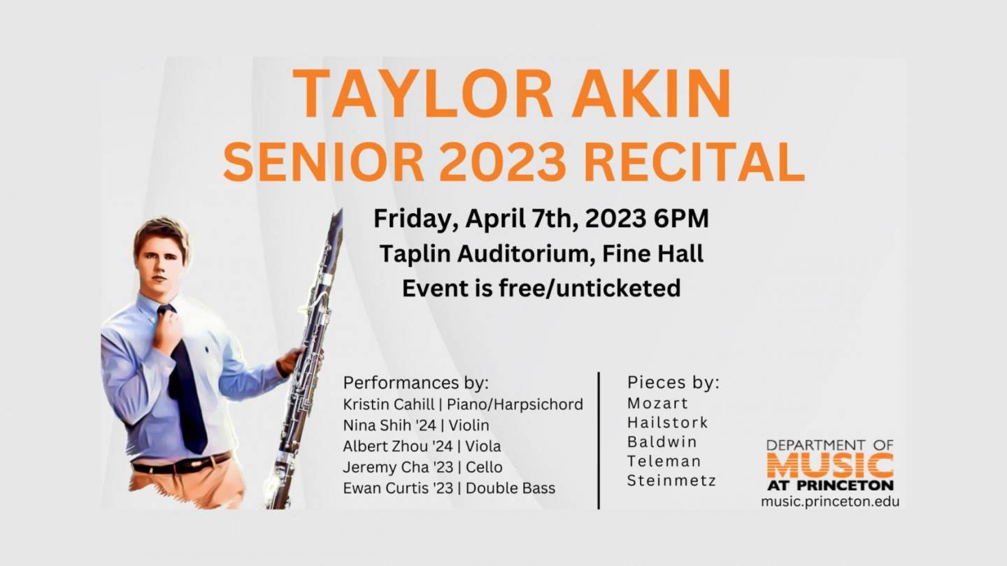 Certificate Recital: Taylor Akin, Bassoon