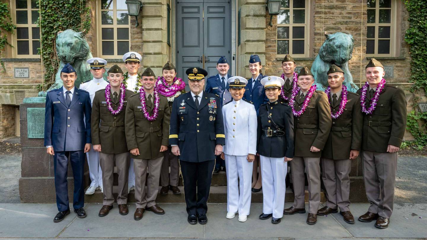 After Princeton graduation, ROTC students are commissioned as U.S. Army ...
