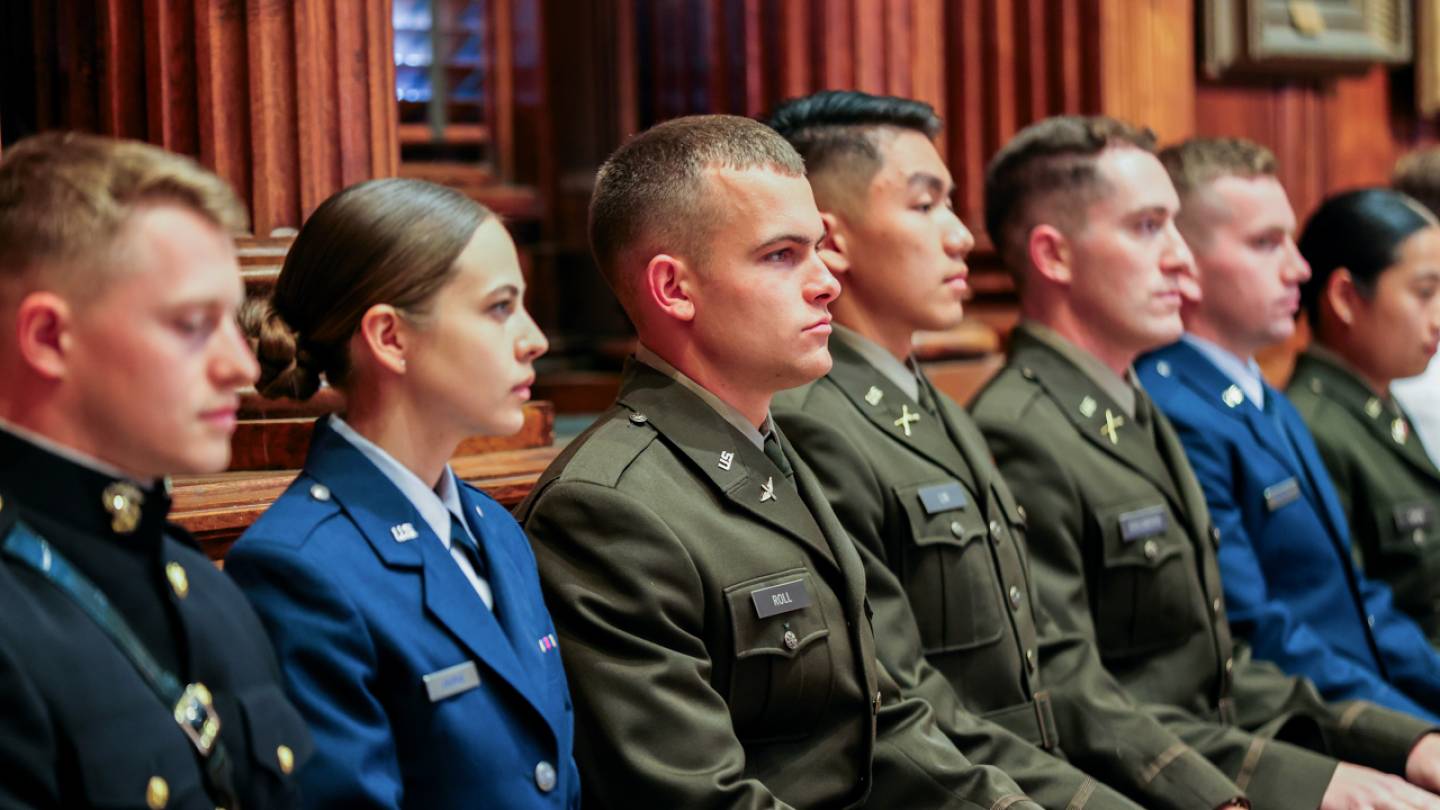 After Princeton graduation, ROTC students are commissioned as U.S. Army ...
