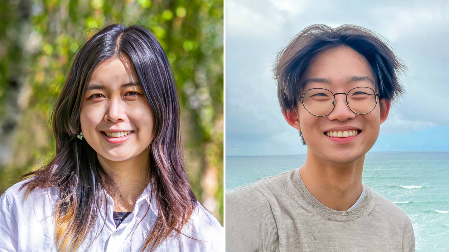 Grad students Cheng and Qin win $250,000 Hertz fellowships