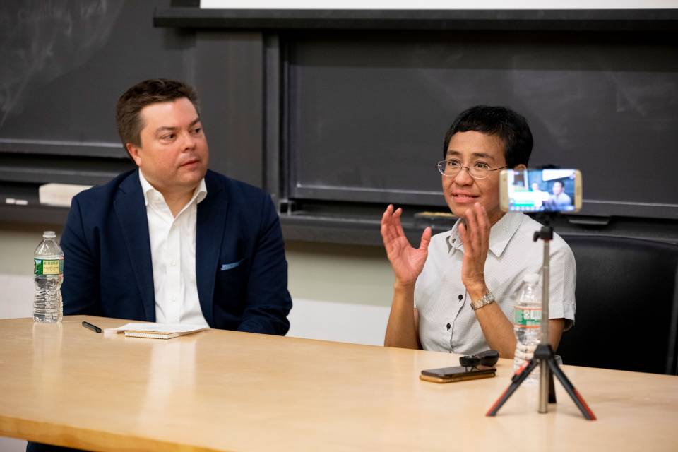 Alumna and journalist Maria Ressa on freedom of the press and combating ...