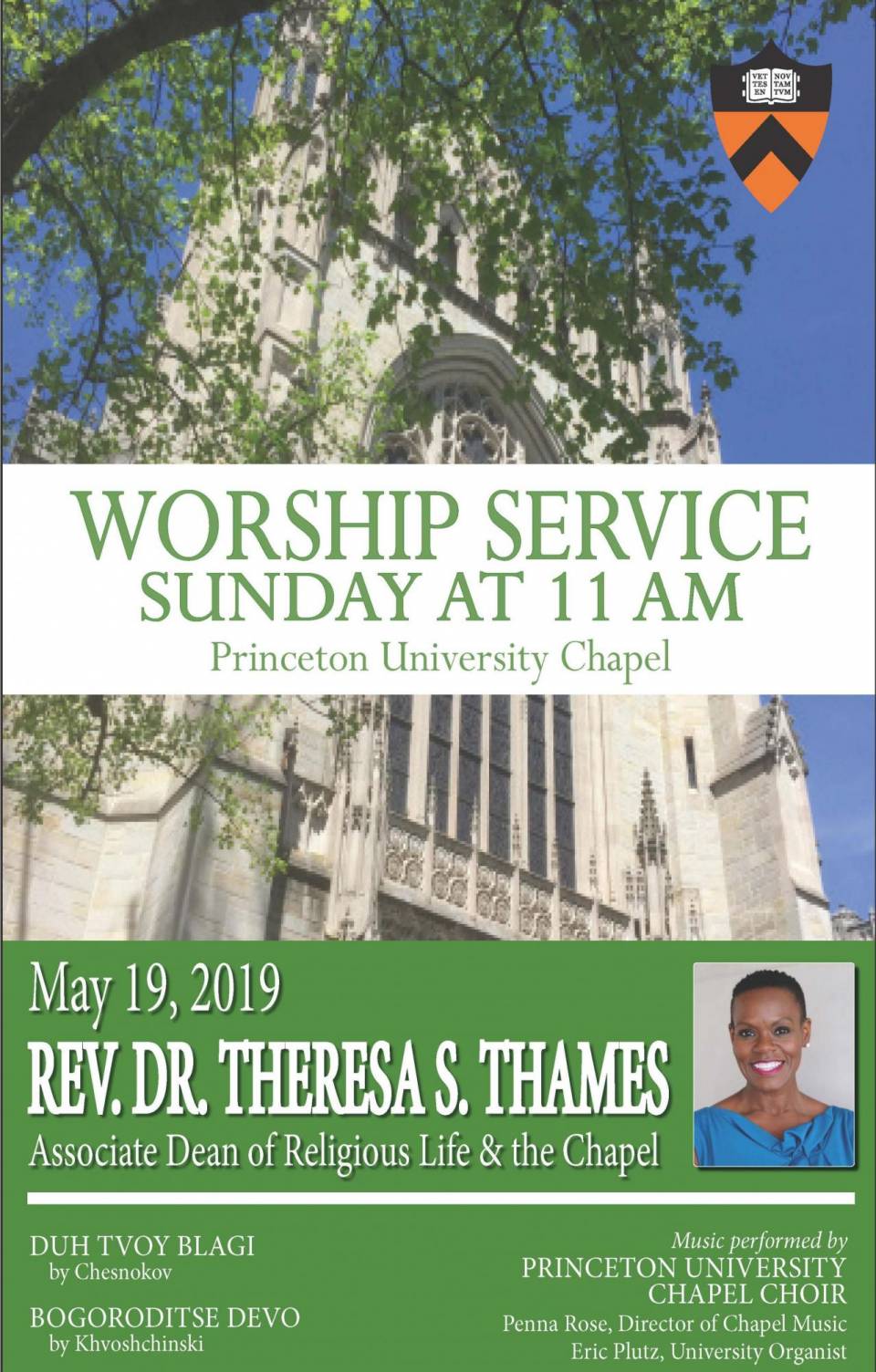 Ecumenical Worship Service with Rev. Dr. Theresa S. Thames