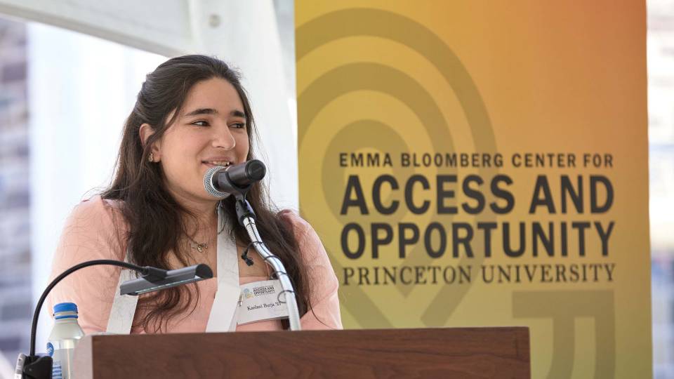 Princeton celebrates the Emma Bloomberg Center for Access and ...