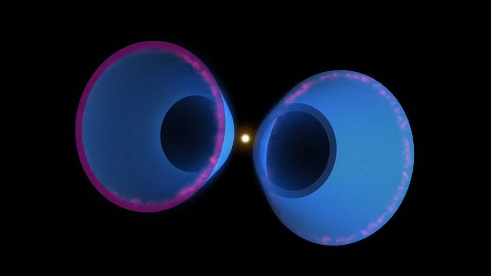 In the mysterious Blue Ring Nebula, scientists see the fate of binary stars