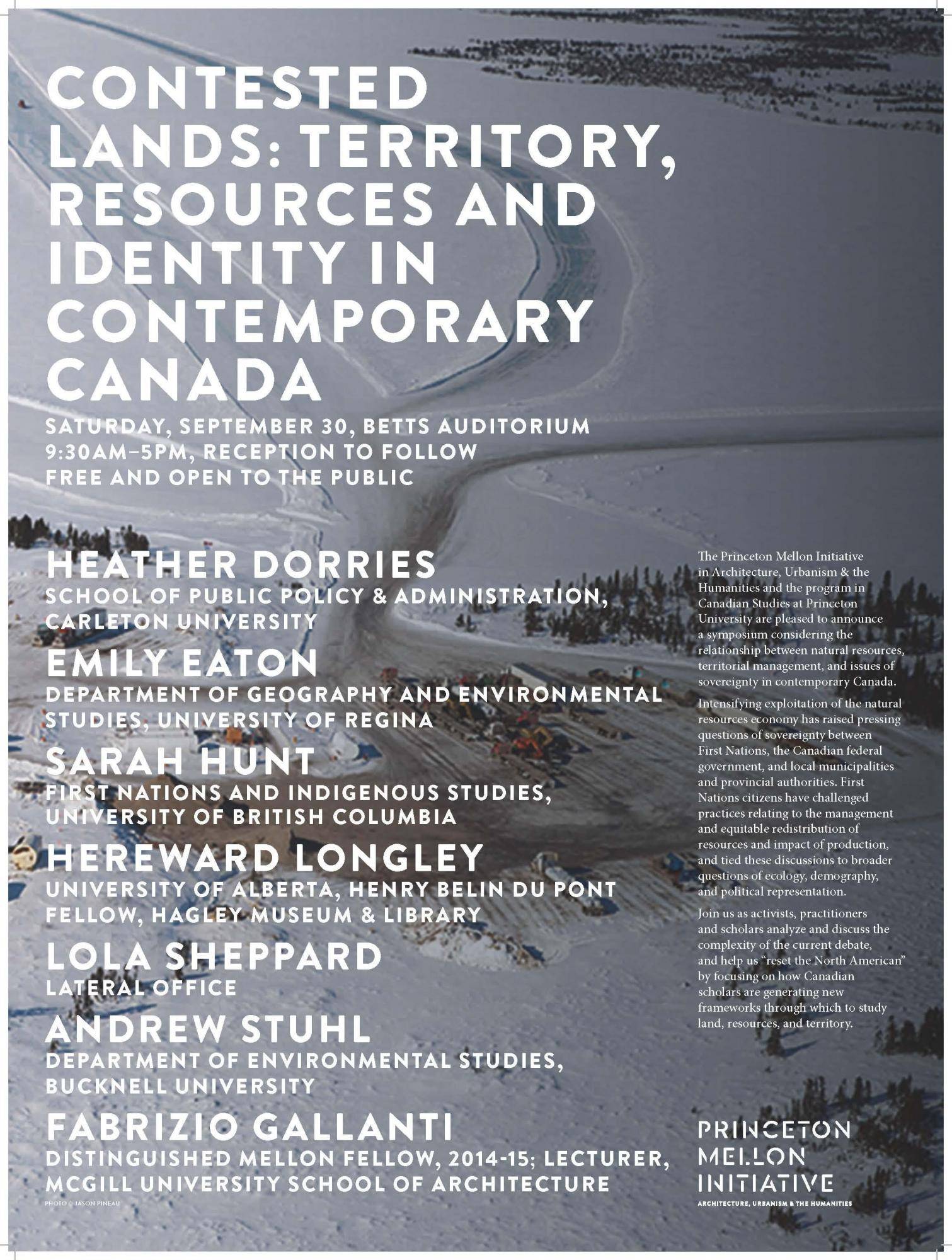 Contested Lands: Territory, Resources, and Identity in Contemporary Canada