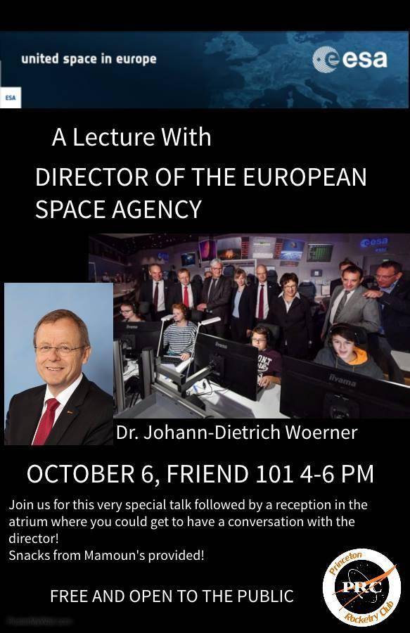 A Lecture with Director of the European Space Agency