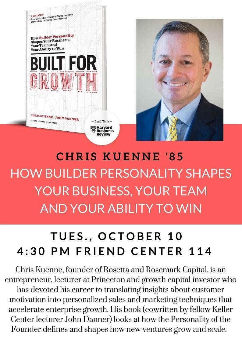 Chris Kuenne '85: How Builder Personality Shapes Your Business, Your ...