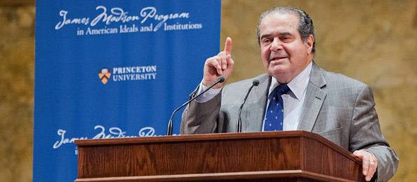 Scalia favors 'enduring,' not living, Constitution
