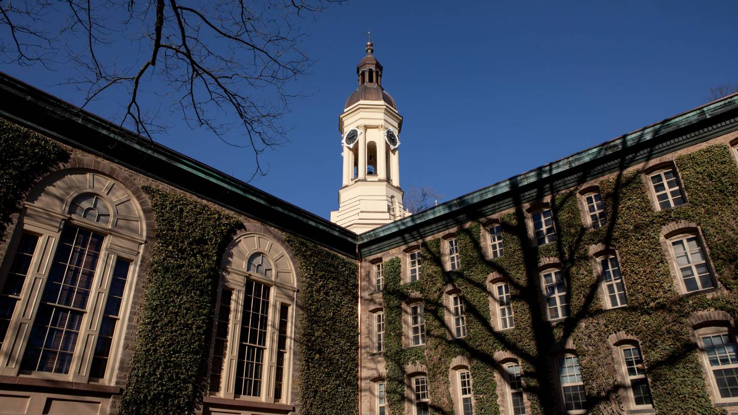Look up: Renovated cupola and roof crown Princeton’s Nassau Hall