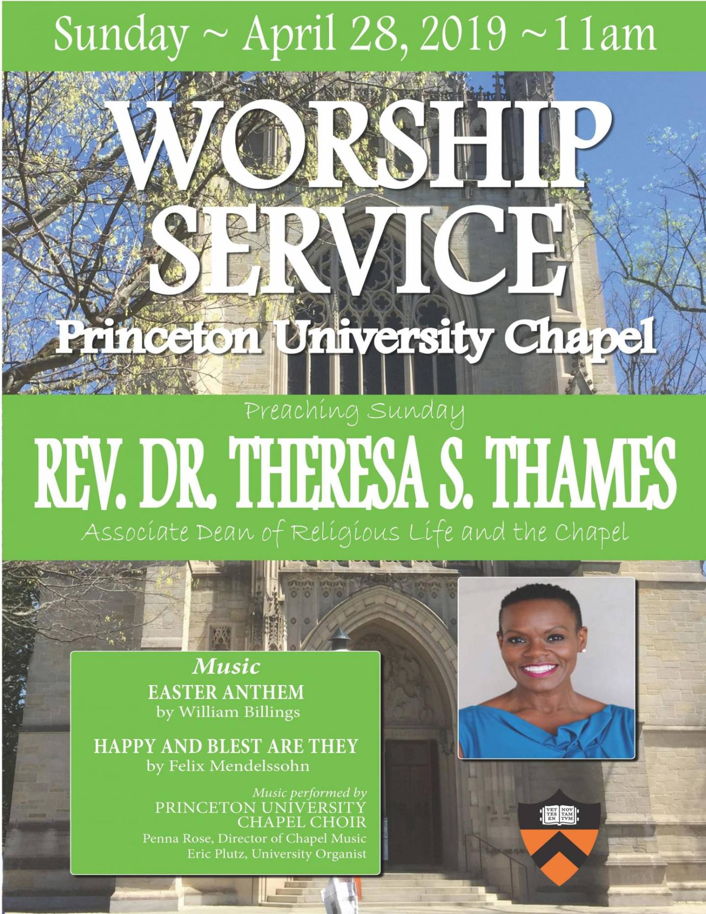 Ecumenical Worship Service with Rev. Dr. Theresa S. Thames
