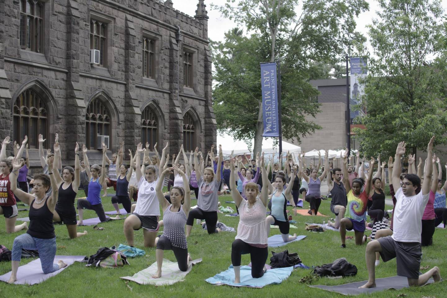 Yoga on the Lawn