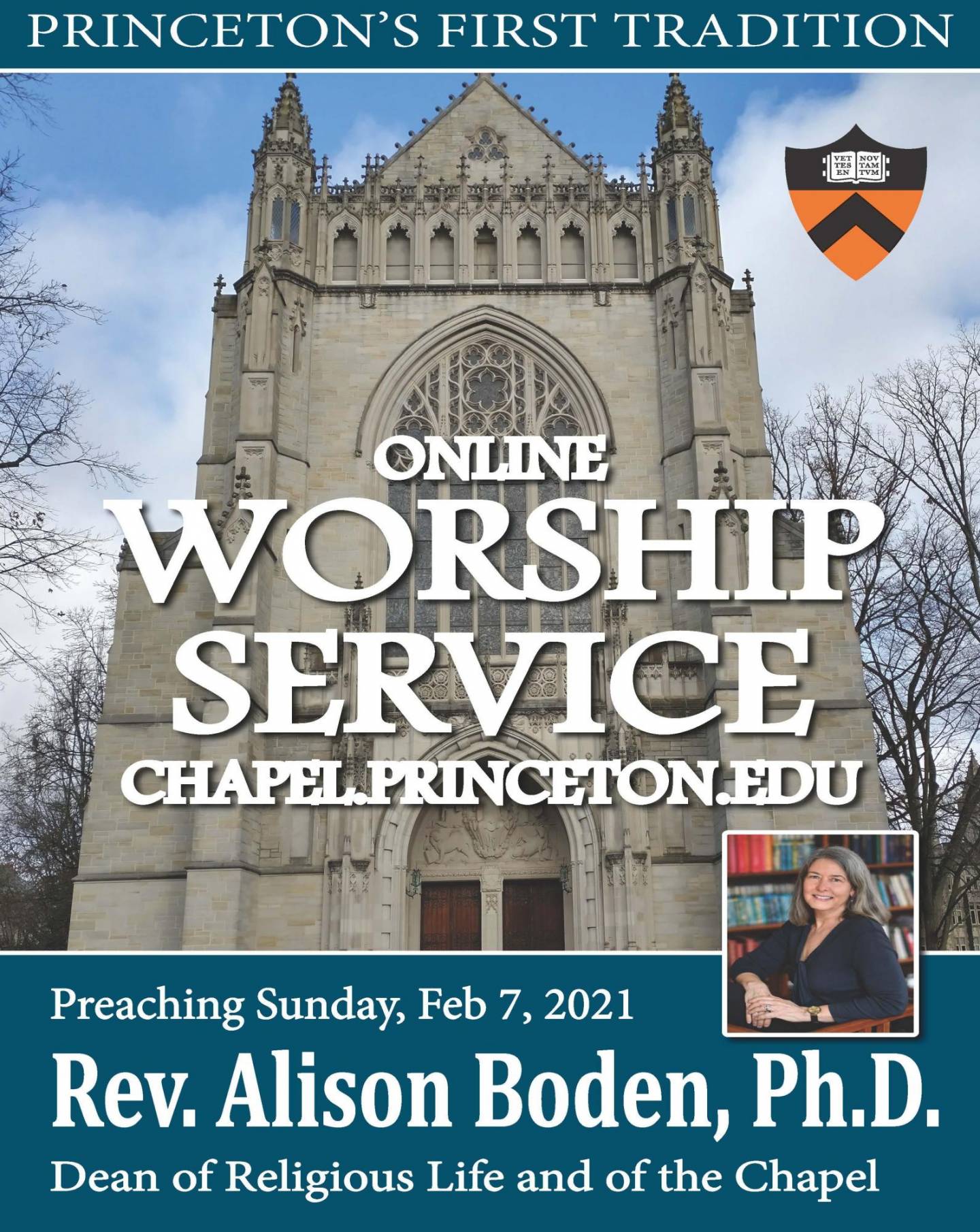 Sunday Worship Service with Rev. Alison L. Boden, Ph.D., Dean of ...