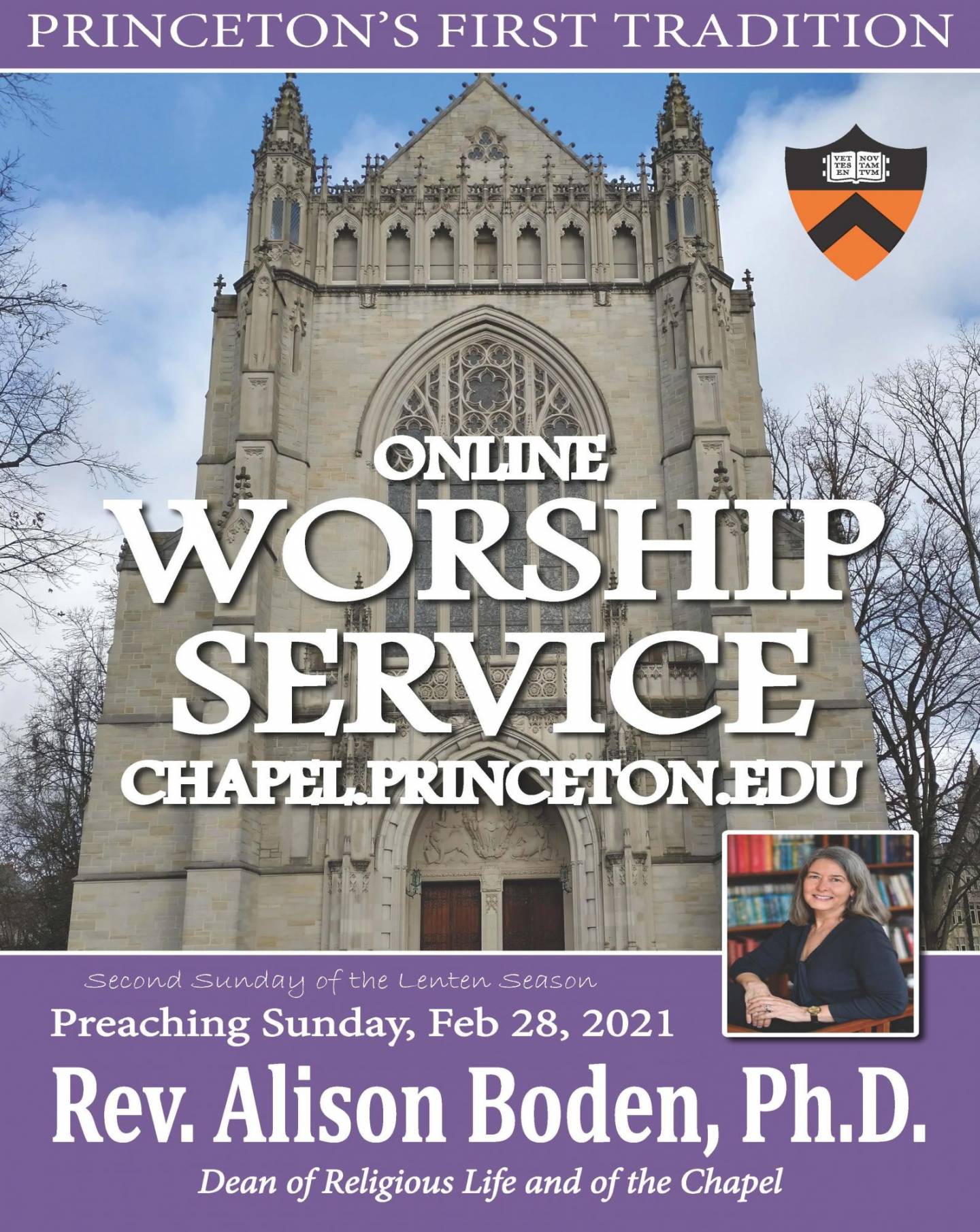 Sunday Worship Service with Rev. Alison L. Boden, Ph.D., Dean of ...