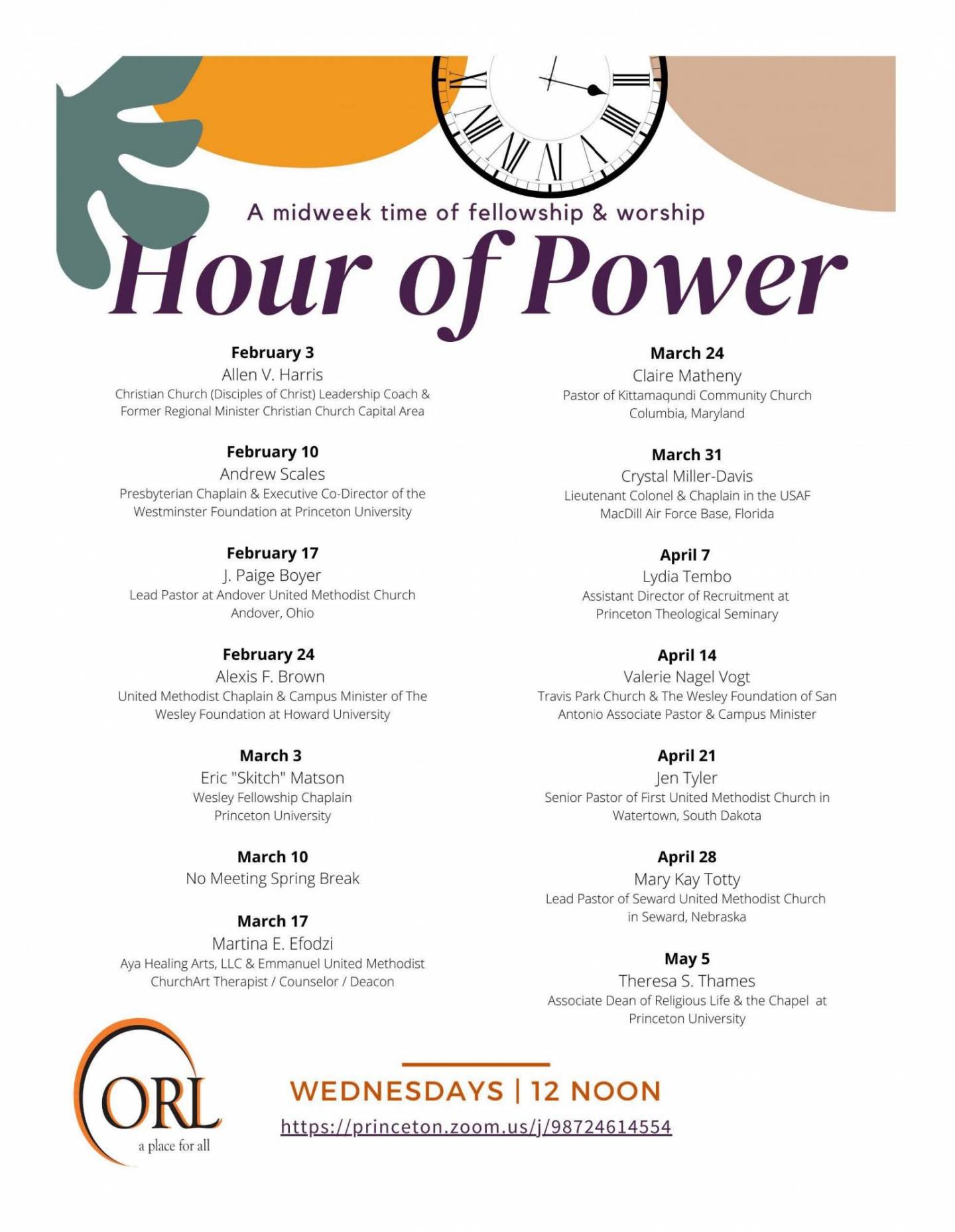 Hour of Power : A Mid-Week Worship Service - Virtual Event