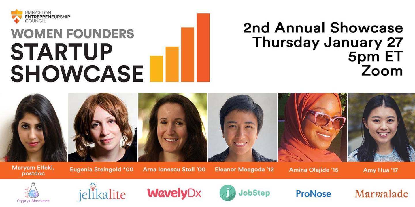 2nd Annual Princeton Women Founders Startup Showcase