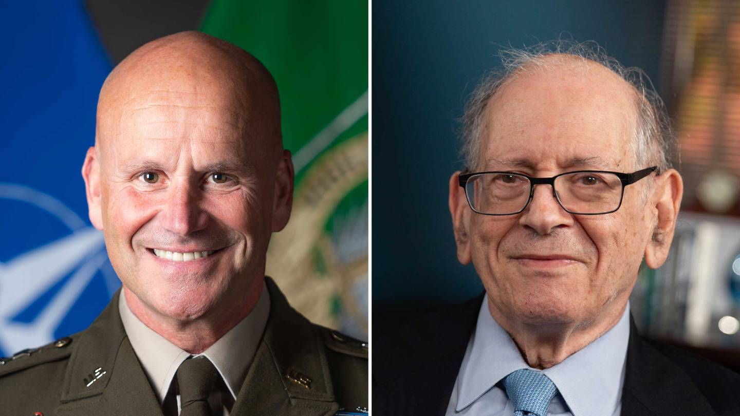 Four-star general Christopher Cavoli and internet pioneer Robert Kahn ...