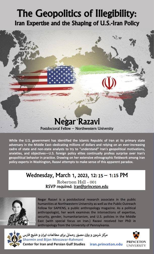 The Geopolitics of Illegibility: Iran Expertise and the Shaping of U.S ...