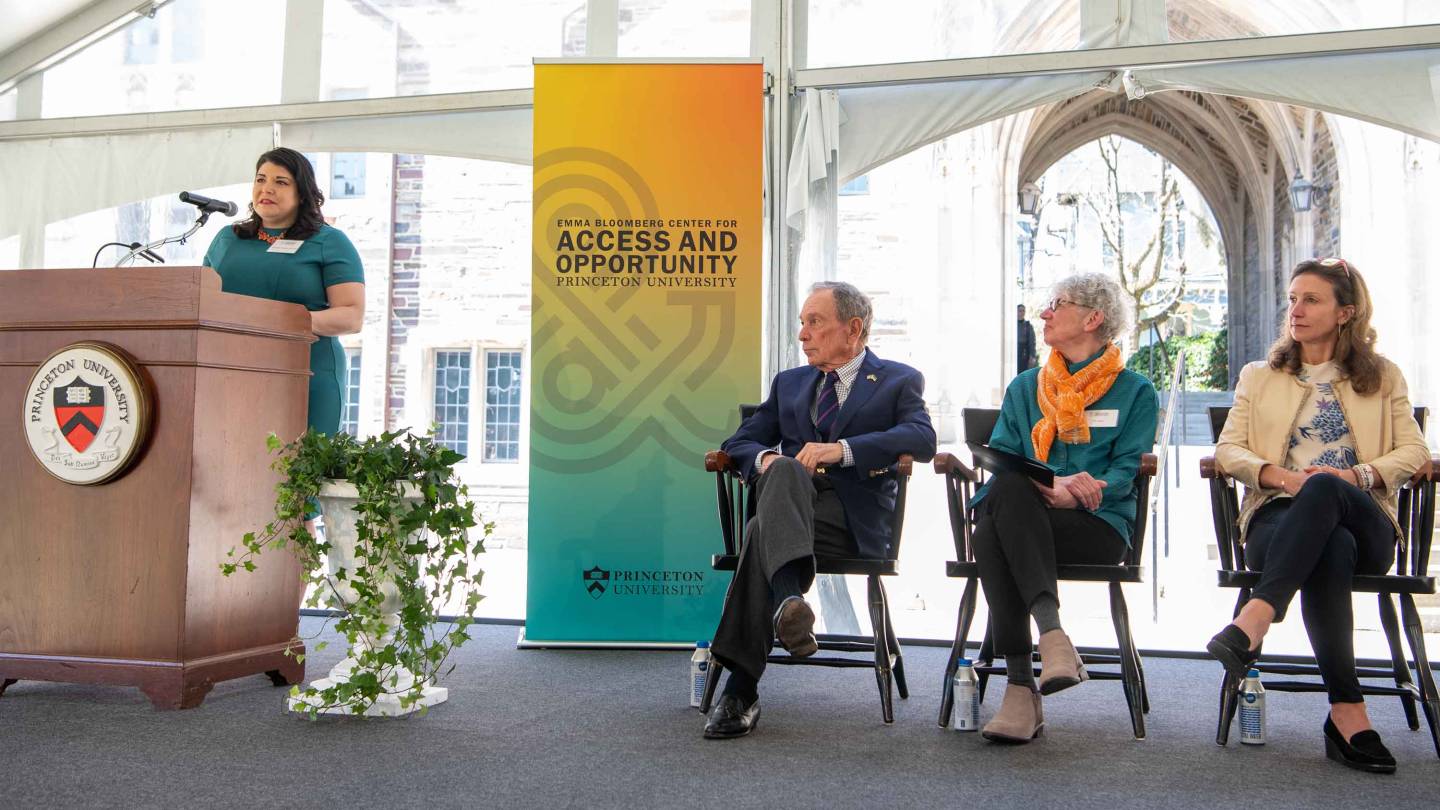 Princeton celebrates the Emma Bloomberg Center for Access and ...