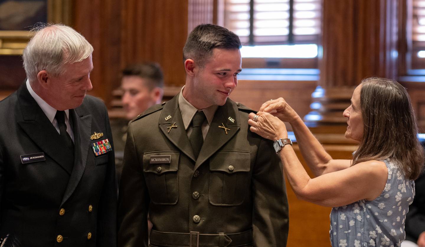 After Princeton graduation, ROTC students are commissioned as U.S. Army ...