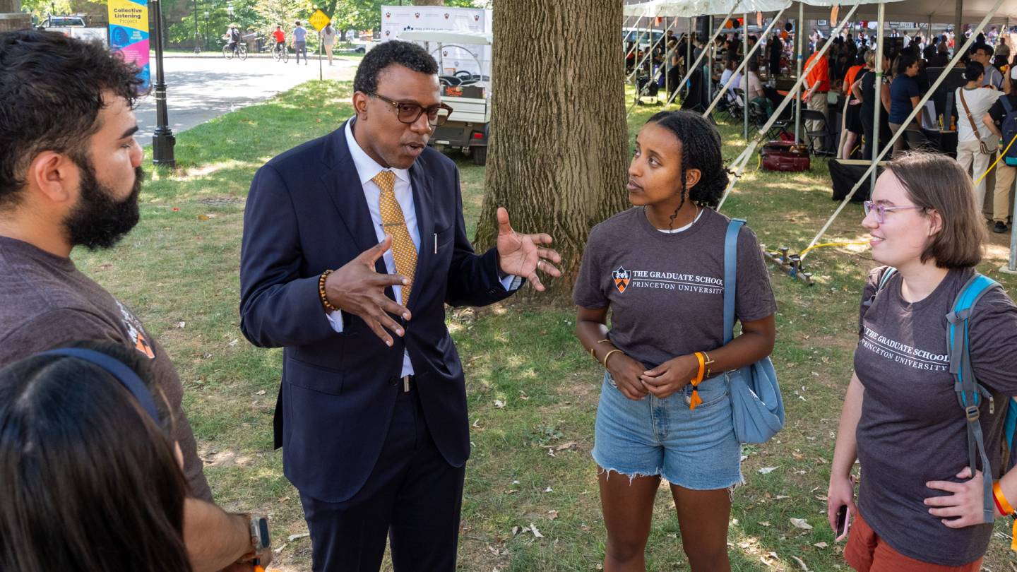 New graduate students welcomed to Princeton’s community of scholars: 'What you do here matters'