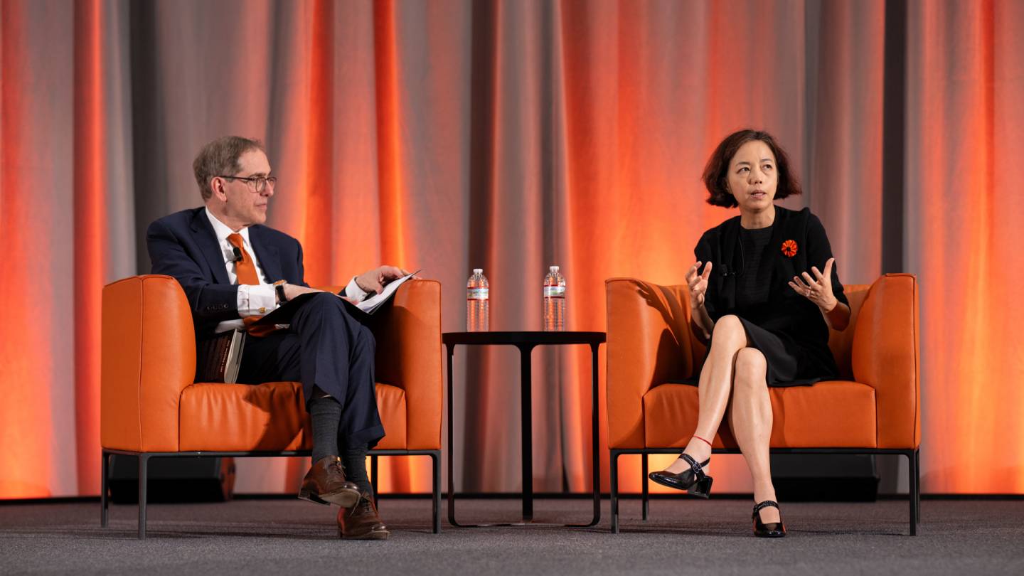 AI trailblazer Fei-Fei Li, Class of 1999, inspires incoming Princeton students at Pre-read Assembly