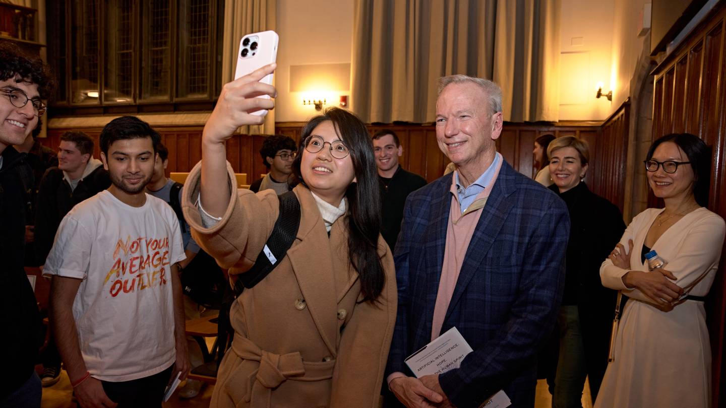 Eric Schmidt ’76 shares AI insights in McCosh 50 book launch ...