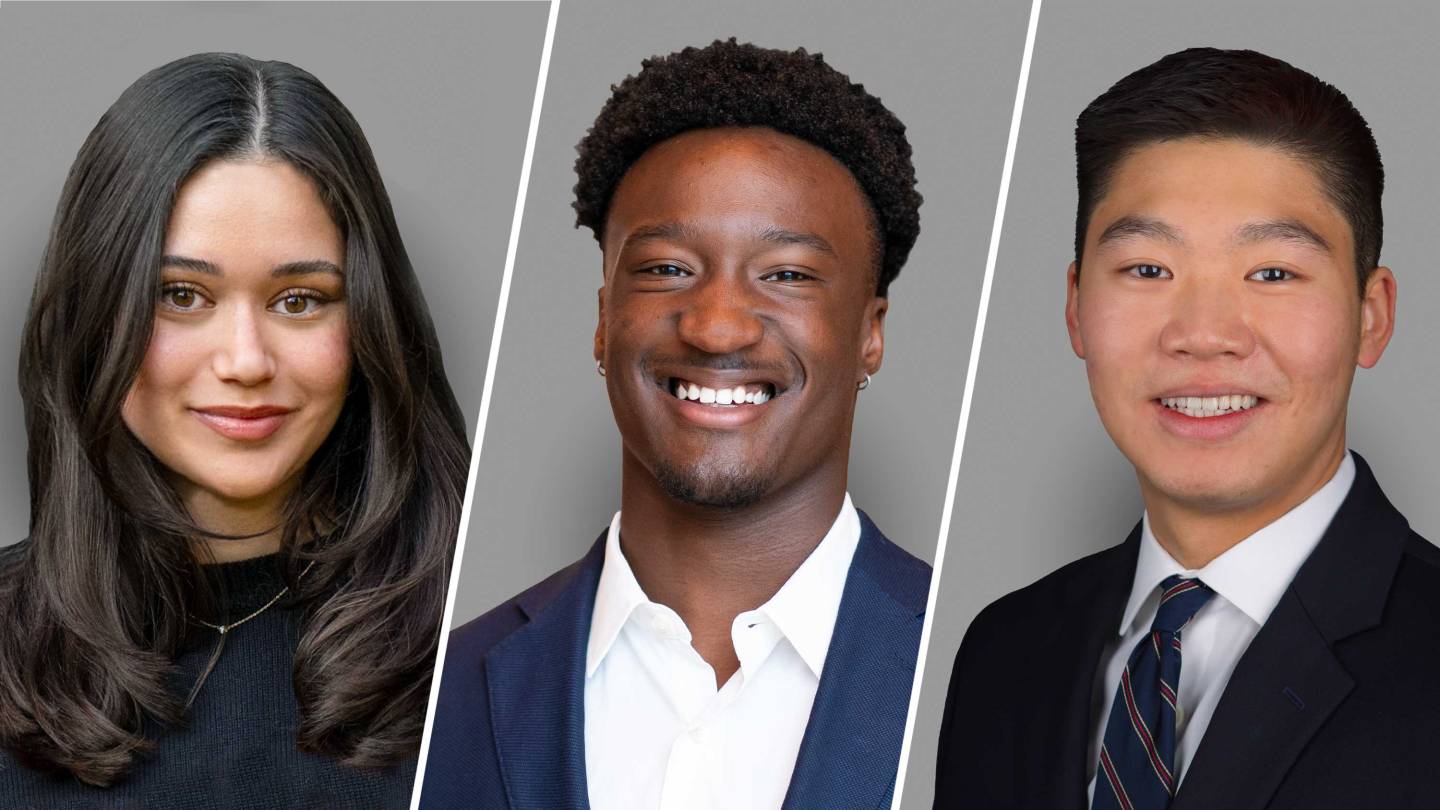 Three Princeton seniors named Schwarzman Scholars
