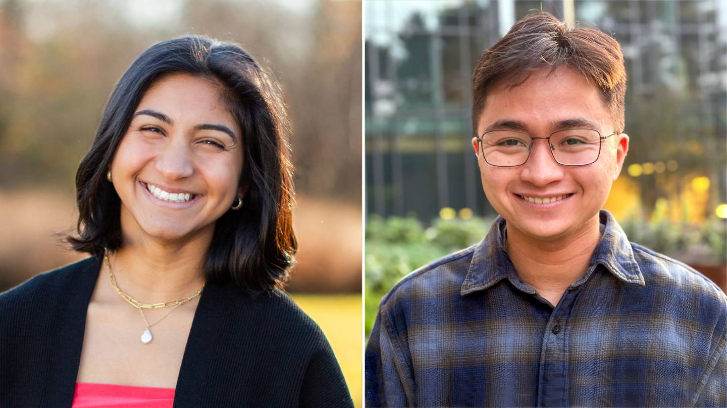Princeton seniors Maya Butani and Daniel Yu win Marshall Scholarships