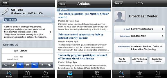 Princeton's phone app provides mobile resource