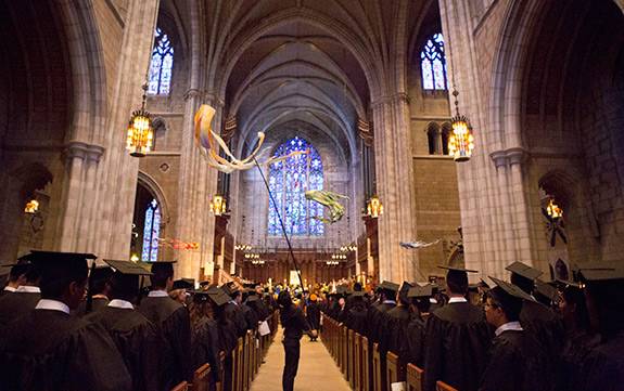 Colorful Baccalaureate service begins seniors' march to Commencement