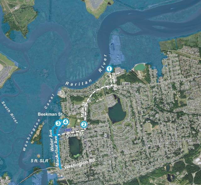 'High Water Line' project draws the boundary where N.J.'s new coastline ...