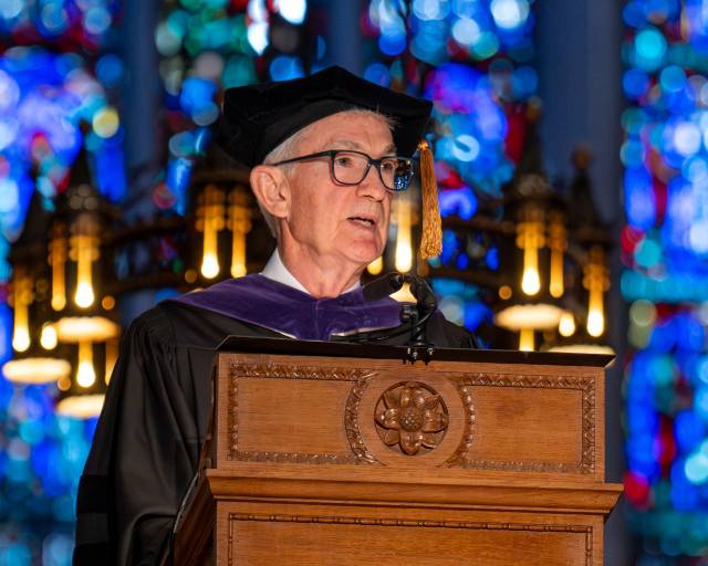 Baccalaureate 2025: Fed Chair Jerome Powell celebrates public service ...