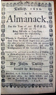 Early American Almanacs - Graphic Arts