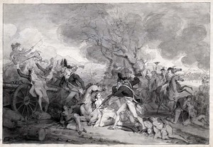 The Death of General Mercer at the Battle of Princeton - Graphic Arts