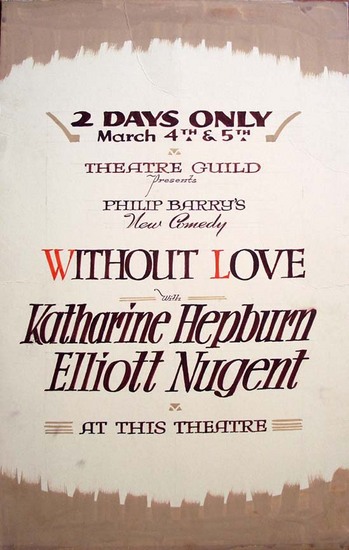 Katharine Hepburn performs in Princeton - Graphic Arts