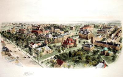 Princeton Campus Bird's Eye Views - Graphic Arts